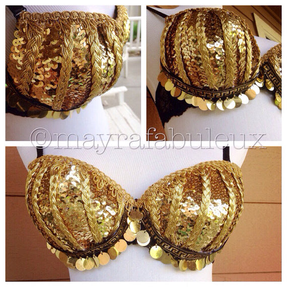 Egyptian Inspired Bra – mayrafabuleux